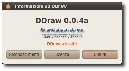 DDraw Disegnare Diagrammi 0.0.4 alpha - Linux Freedom